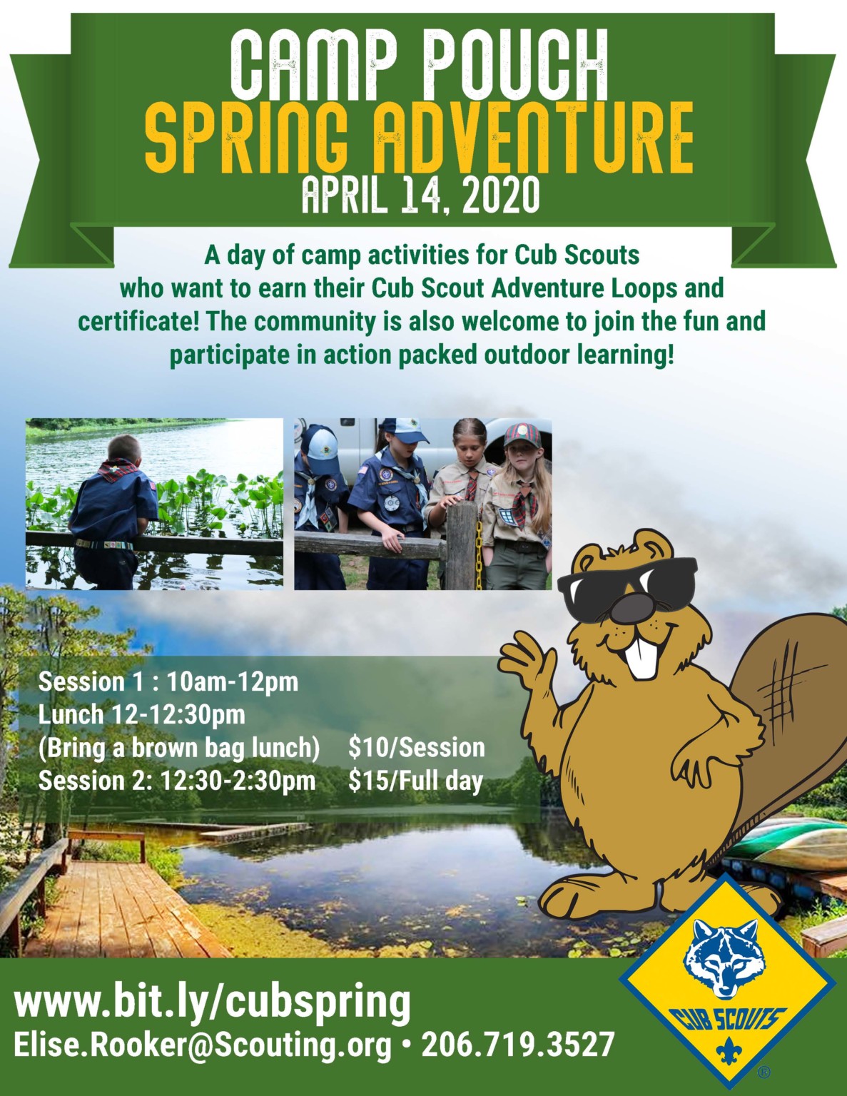 Cub Scout Spring Adventure Loops – William H. Pouch Scout Camp